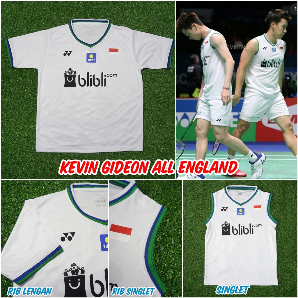 Kevin Gideon All England Adult Badminton Shirt | Shopee Malaysia