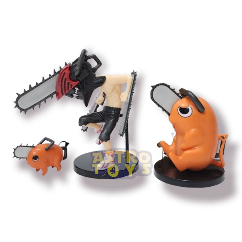 Action Figure Chainsaw man Chibi Set Of 3 | Shopee Malaysia