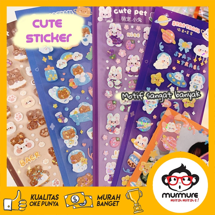 Murmure | Korean Style Cute STICKER KOREAN STICKER PACK Decor PHOTOCARD ...