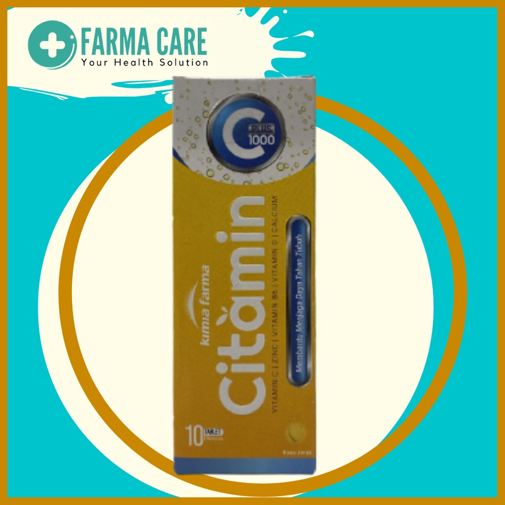Citamin C PLUS 1000MG EFF (10 Tabs Box) | Shopee Malaysia