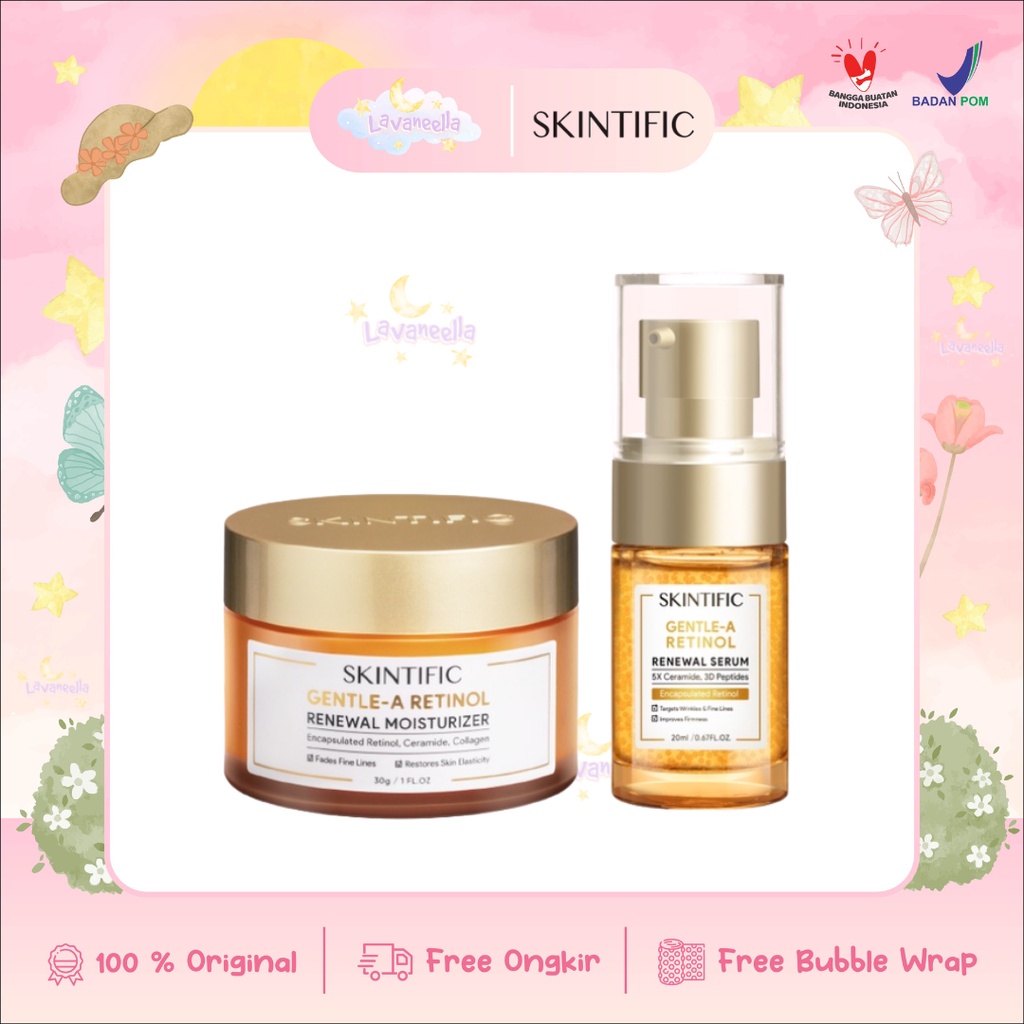 Skintific Anti Aging Retinol set Gentle A Retinol Renewal Serum ... Skintific Anti Aging Retinol set Gentle A Retinol Renewal Serum ...