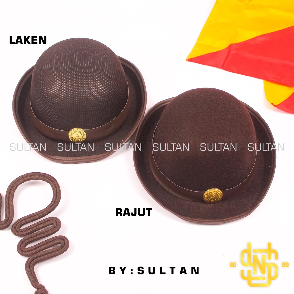 Boni Berets Hats And Boni Scouts Boys And Girls Laken Brown SD/SMP/SMA ...