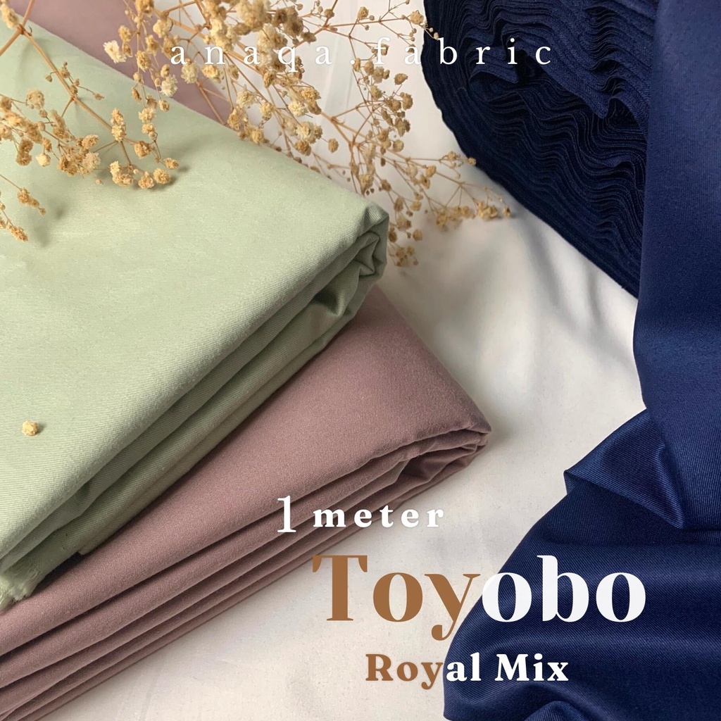 KATUN 1 meter of Original Toyobo Fabric Royal Mix PREMIUM // Toyobo ...
