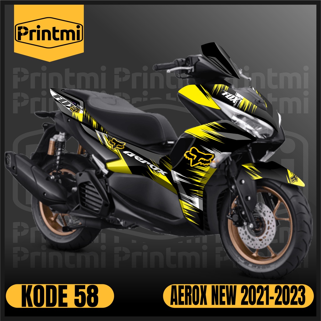 Printmi Decal Aerox 155 New 2021 2022 2023 2024 Full Body Connected ...