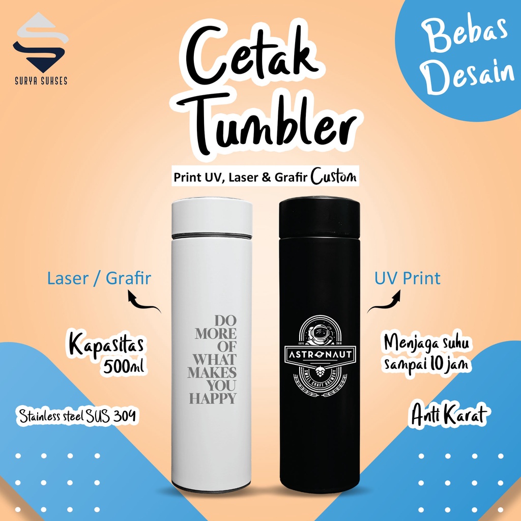 TERMOS Sakura Stainless Plain Hot Water Thermos Vacuum Flask 500ml ...