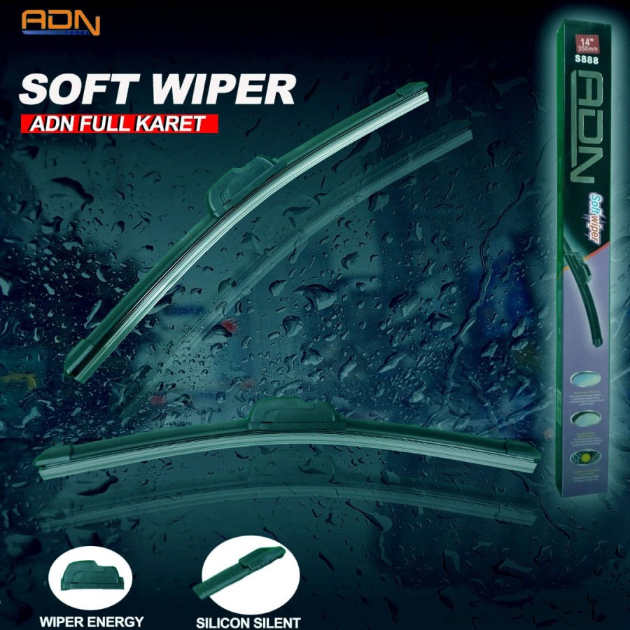 Soft Rubber Wiper ADN Car Windshield All TYPES | Shopee Malaysia
