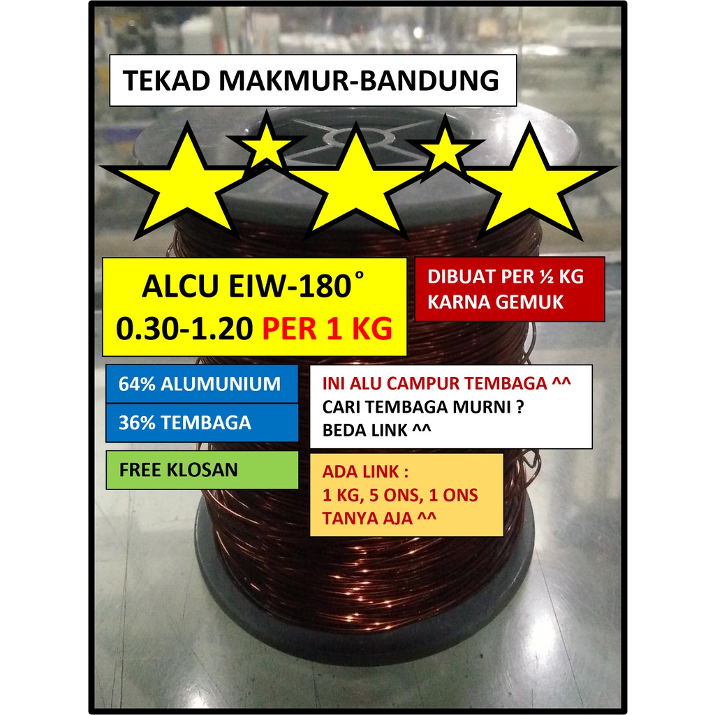 Alcu Wire 0.30-1.20 - Per 1 Kg - Dynamo Roll Wire - Transformer Roll ...