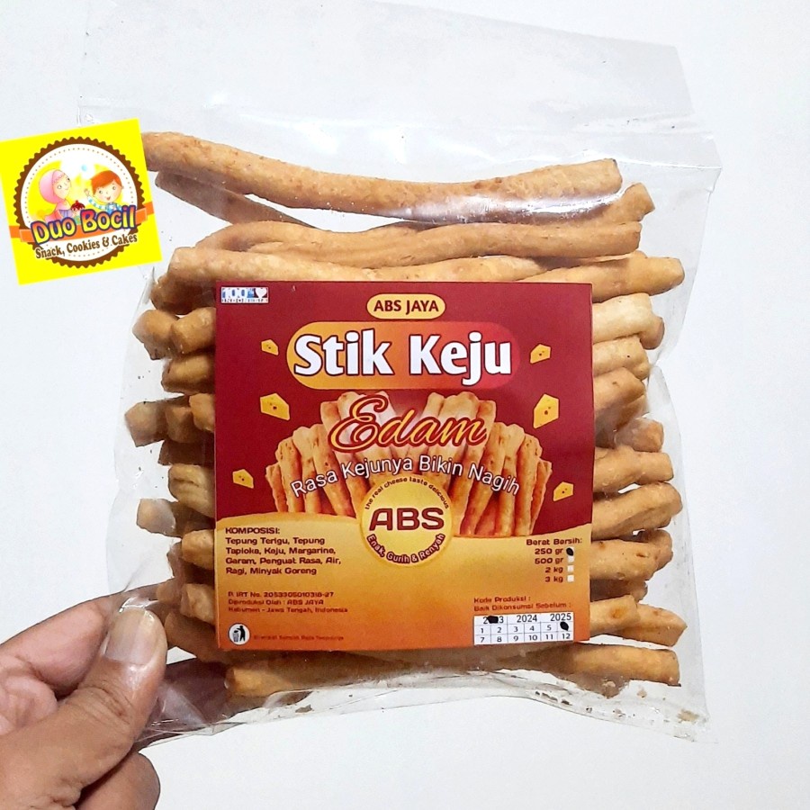 Savory EDAM Cheese Sticks 250 Grams - Duo Bocil Snack | Shopee Malaysia