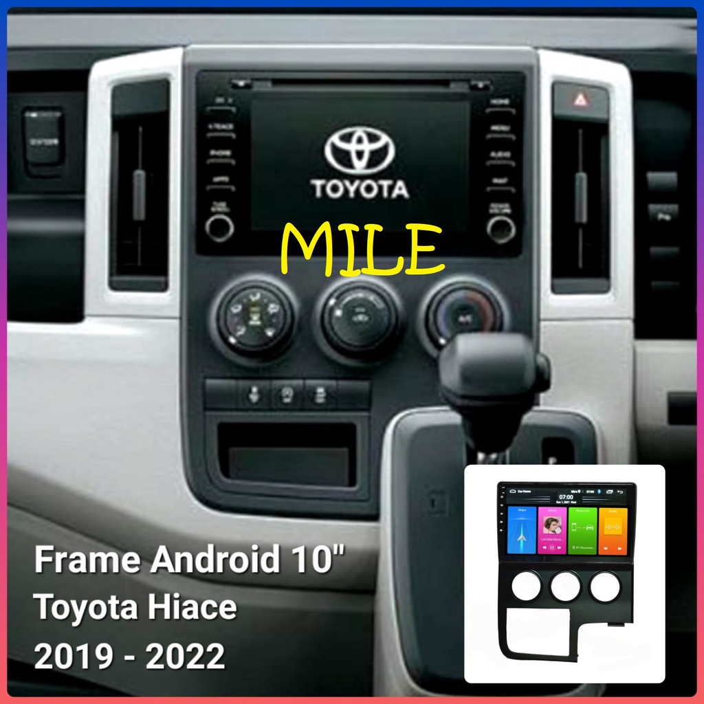 Toyota HIACE 2018. 10 INCH ANDROID HEADUNIT FRAME | Shopee Malaysia