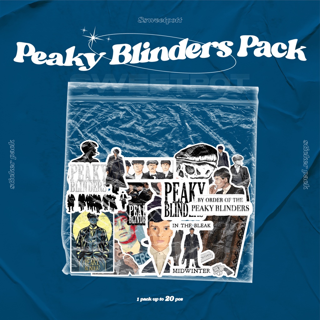 Sticker PACK [PEAKY BLINDERS EDITION]/STICKER AESTHETIC/STICKER PEAKY ...