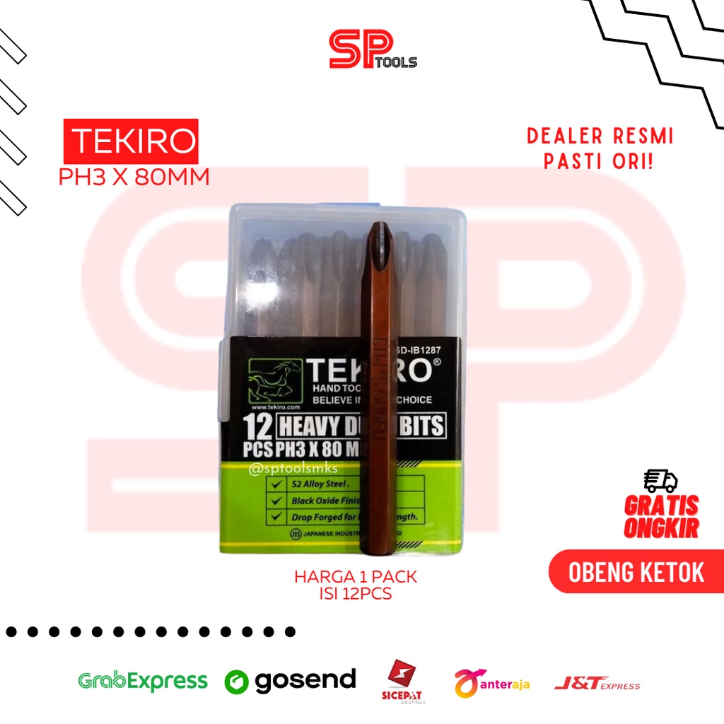 MATA Tap SCREWDRIVER BIT / IMPACT DRIVER FLOWER PLUS SPILL + PH3 X 80MM ...