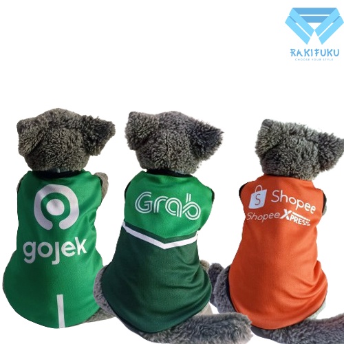 Cute Cat Clothes With Gojek Grab Shopee Expedition Models, Boys, Girls ...
