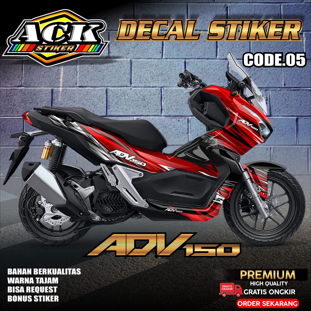 Honda adv 150 decal sticker full body adv striping sticker decal ACK ...