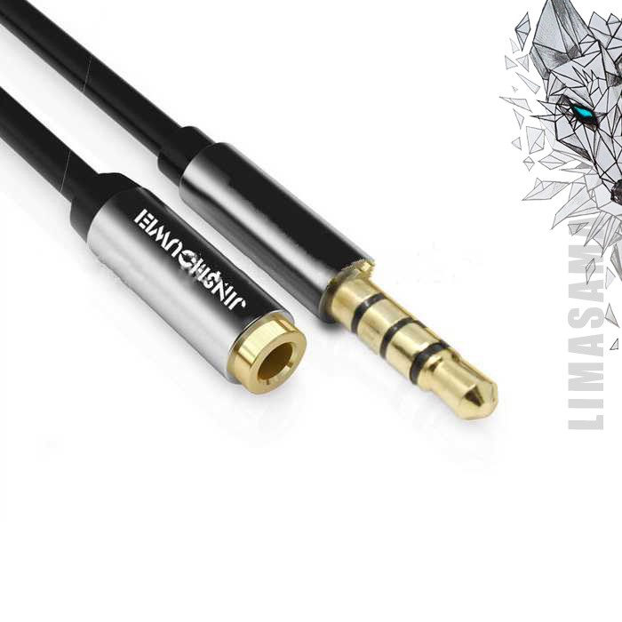 Male to Female Aux Plug Extension Cable Audio Jack HiFi Extension Port ...