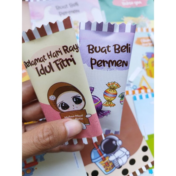 Lebaran Candy Envelope Contents/pack 30pcs premium Quality | Shopee ...