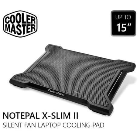 Cooler Master Notepal X-SLIM II Notebook Cooler Fan Cooling Pad ...