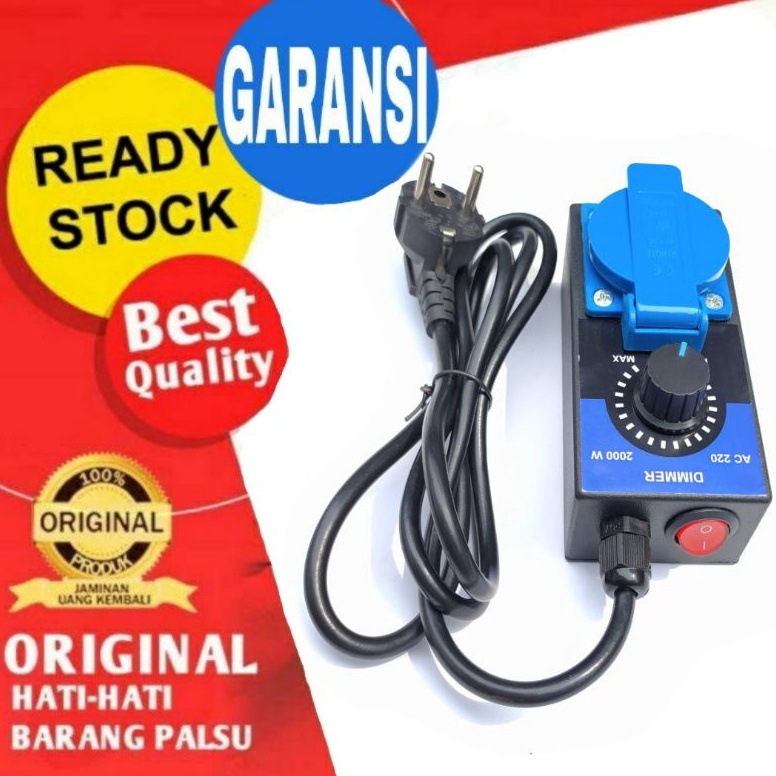 MESIN Dimmer 2000w Speed Control Drilling Machine Dynamo dimer 2000wat ...