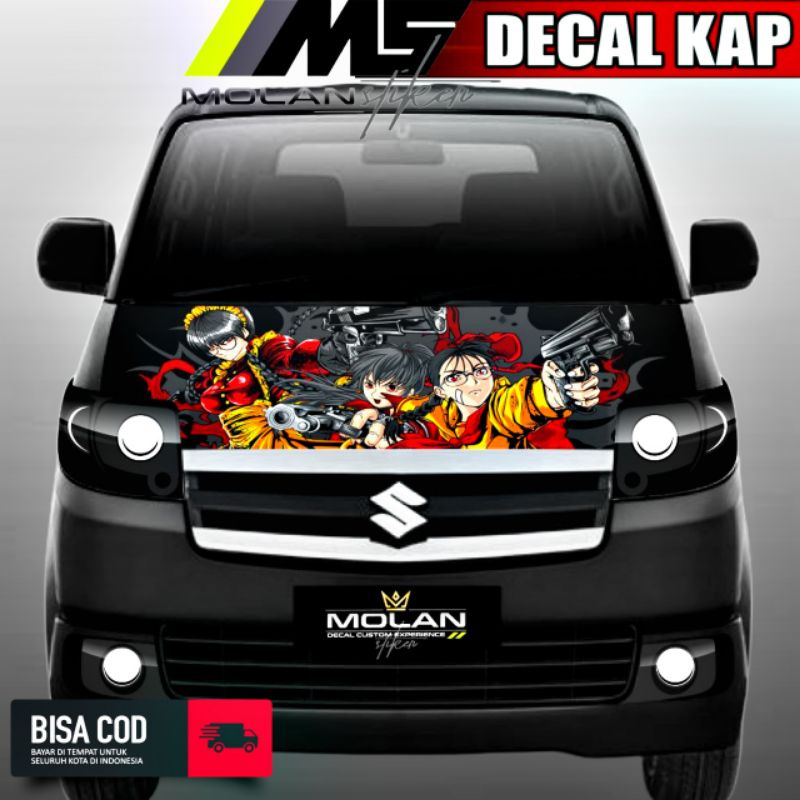 MESIN Decal Sticker Striping Hood Variation/Cabin Suzuki APV - Decal ...