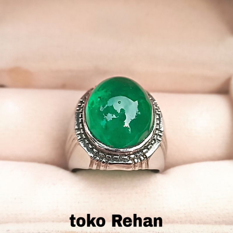 ORIGINAL STONE ZAMBIA ZAMRUD STONE RING | Shopee Malaysia