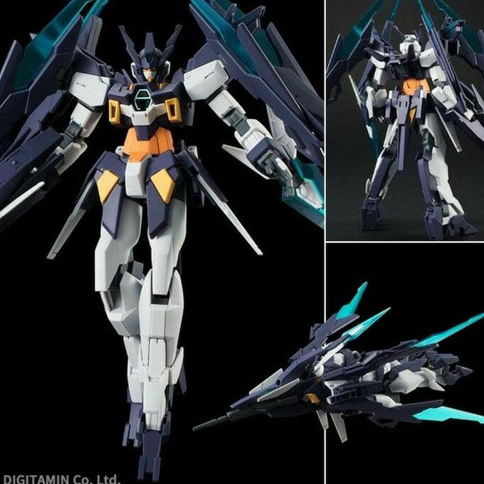 Bandai HG 1/144 Gundam Age II Magnum + stand base, could be a plane ...