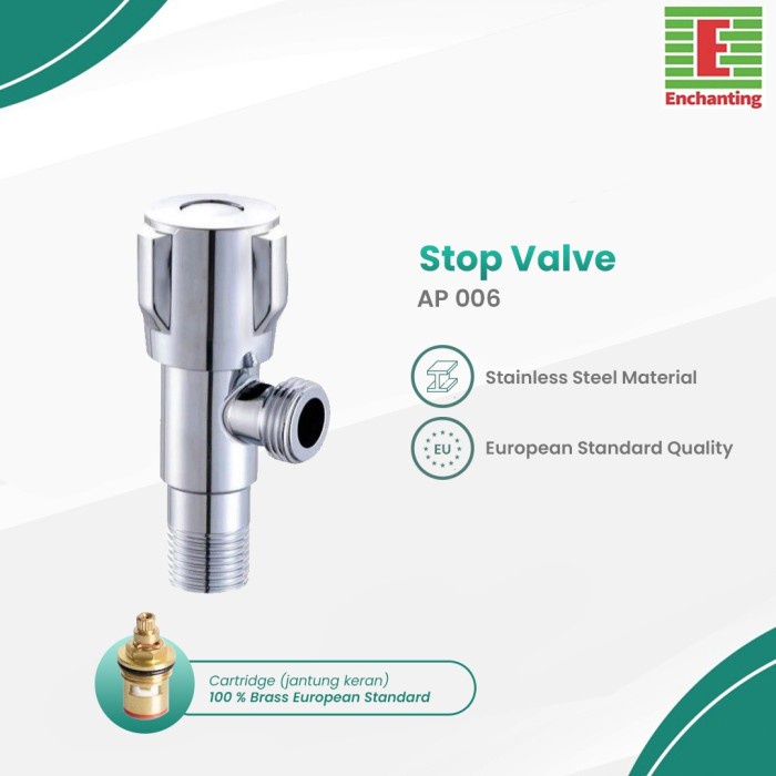 Stop Faucet 1/2 Enchanting High Quality Ap006 | Shopee Malaysia