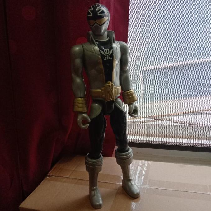 Children's toy power Ranger Silver Pirate Loosepack 32cm | Shopee Malaysia
