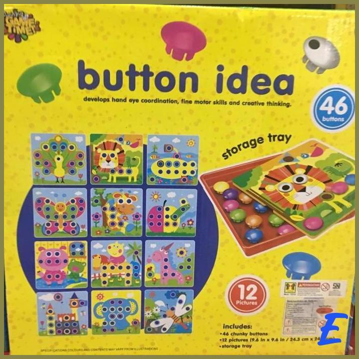 Toy BUTTON IDEA GENIUS ART BUTTON ART Education CREATIVE [GPTY ...