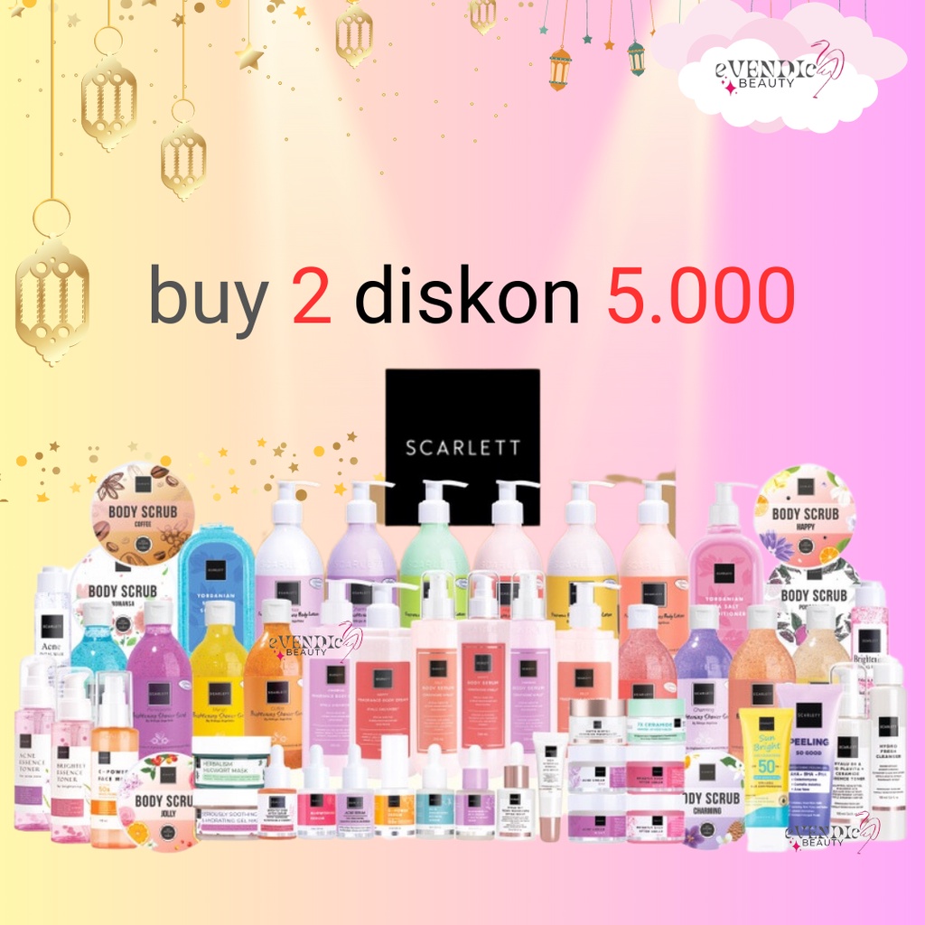 Scarlett Whitening body Lotion / Scarlet cream facial shampoo ...