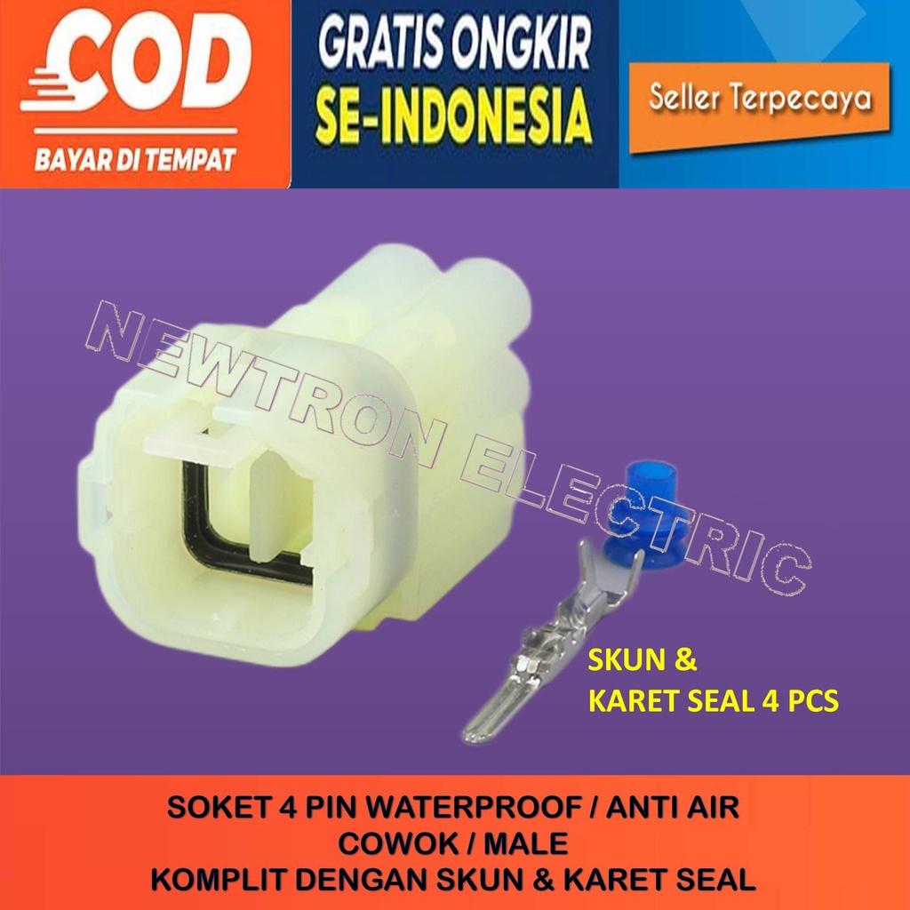 Honda DLC SOCKET 4 PIN MALE SOCKET DLC RESET SOCKET DLC SHORT CONNECTOR ...