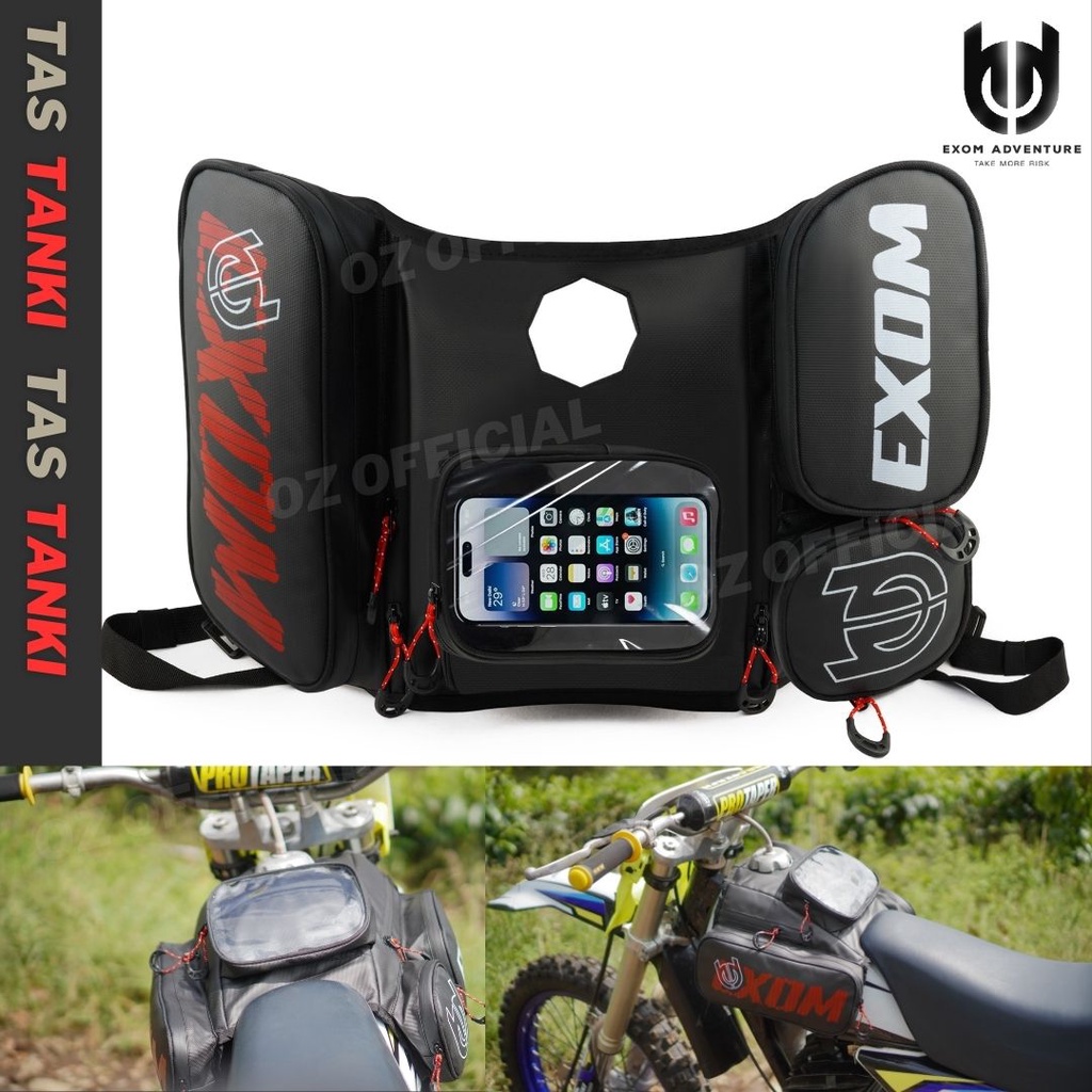 Exom - REDLINE Tank Bag Trail Bag Universal Motocross Trabas Adventure ...