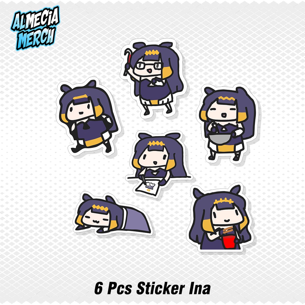 Sticker Ina Hololive Chibi/Sticker Hololive EN Ninomae Ina'nis Smol ...