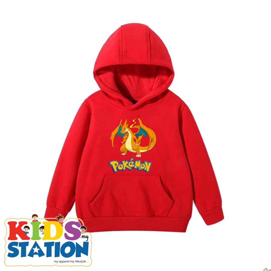 Pokemon CHARIZARD BOYS HOODIE JACKET | Shopee Malaysia