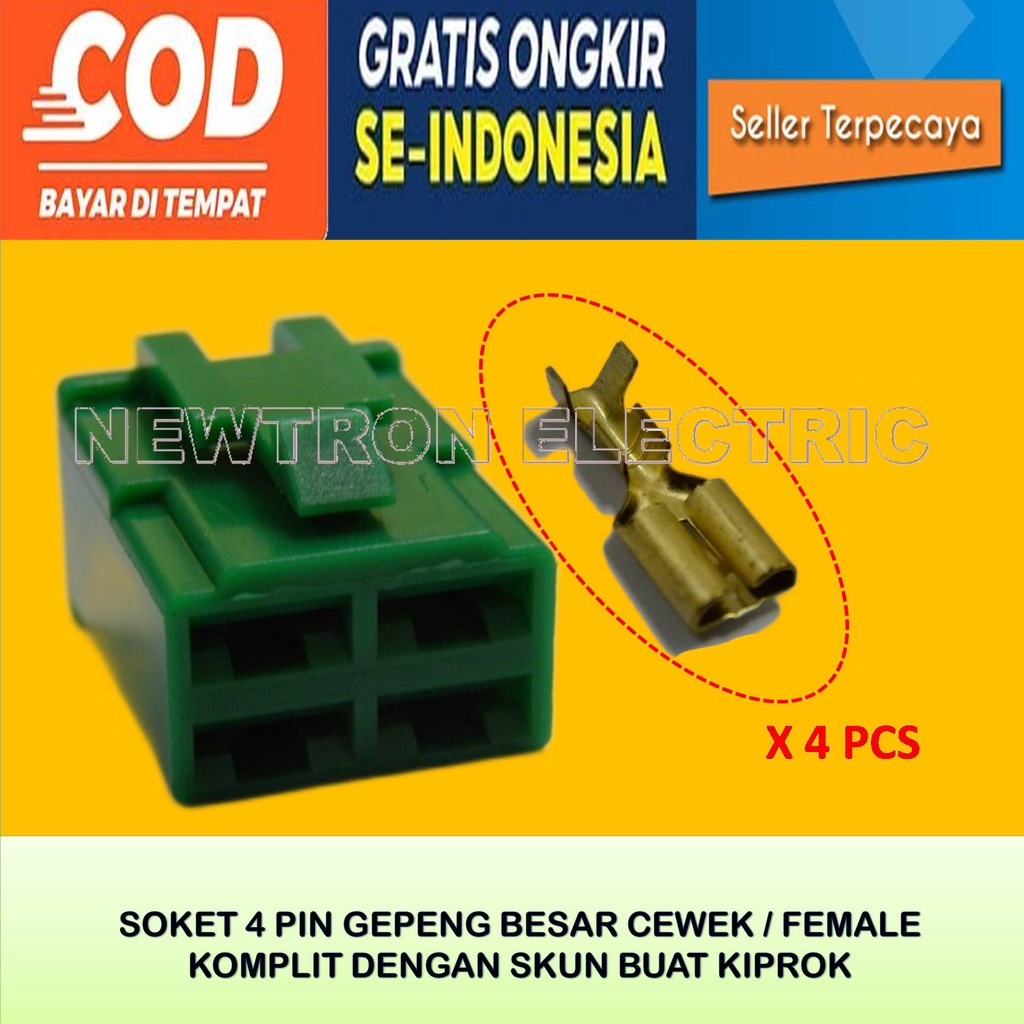 Yamaha 4 PIN CDI SOCKET ORIGINAL MATERIAL MOTORCYCLE KIPROK SOCKET 4 ...