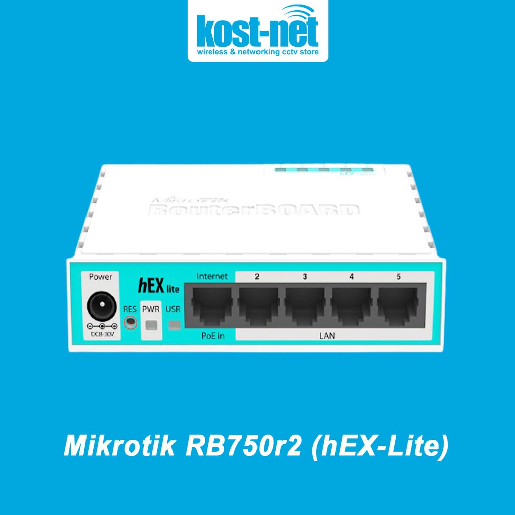 RouterBoard Mikrotik RB750r2 (hEX-Lite) | Shopee Malaysia