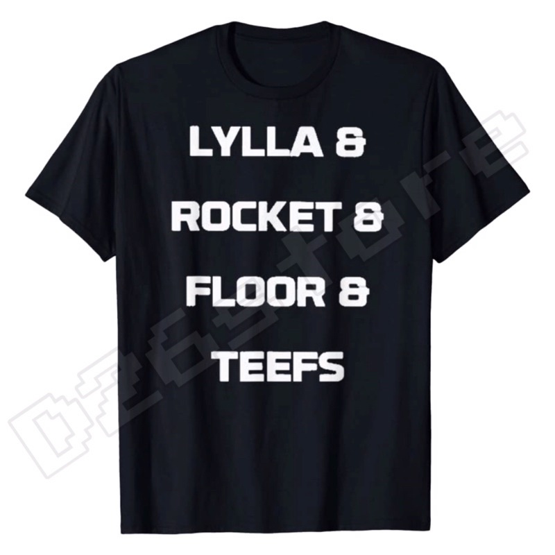 Rocket Racoon Lylla Rocket Floor Teefs Marvel Guardians Of The Galaxy T ...