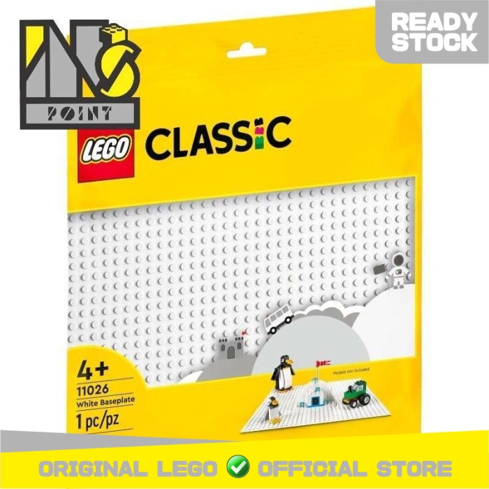 LEGO 11026 - Classic - White Baseplate | Shopee Malaysia