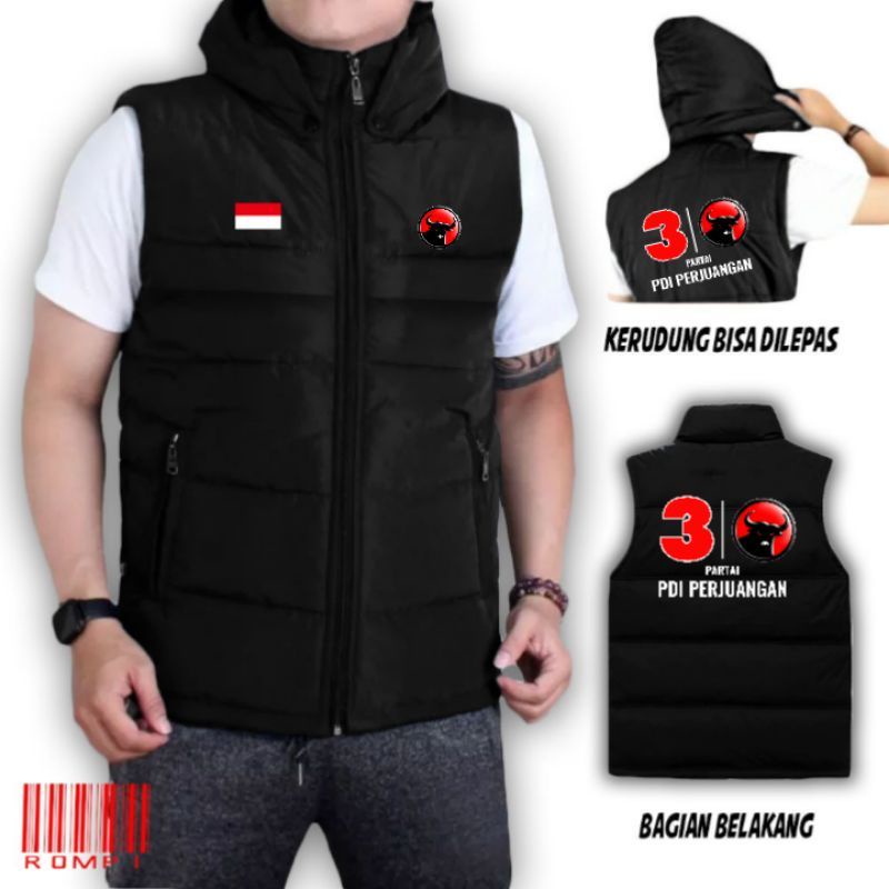 Pdip Vest (Indonesian Democracy Party Struggle) | Shopee Malaysia