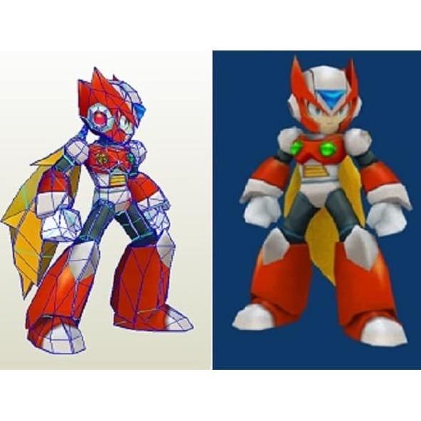 Diy Papercraft Mega Man Zero Pattern | Shopee Malaysia