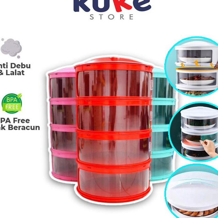 Restock 4-tier Serving Hood/Stacking Food Rack/Stacking Food Cover ...