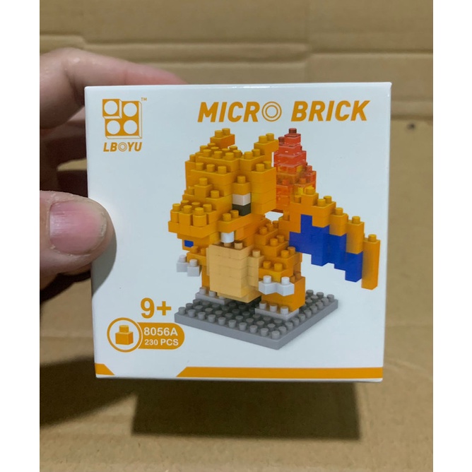 Pokemon Charizard figure puzzle block toy, building puzzle | Shopee ...