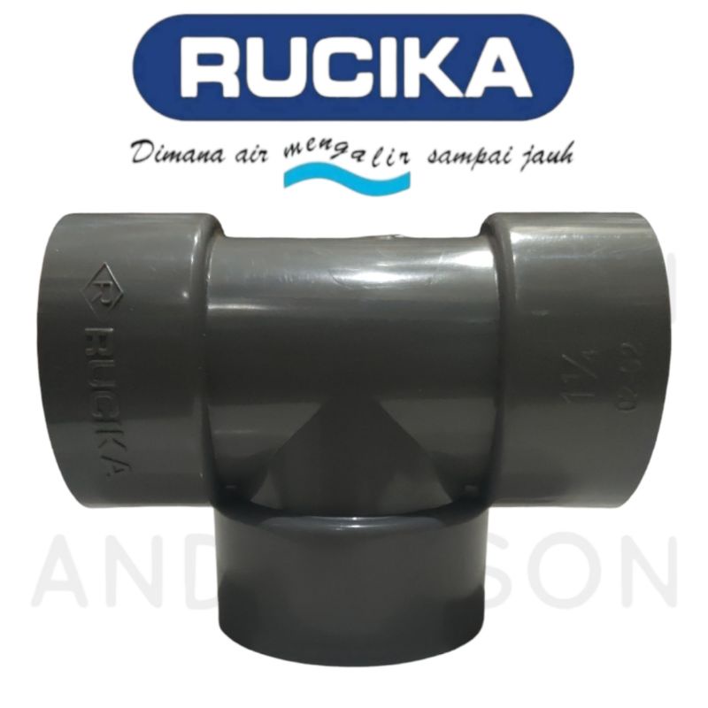 Tee 11⁄4 INCH RUCIKA D TEE PVC 11⁄4 RUCIKA (D - DT) T 11/4 INCH PVC ...