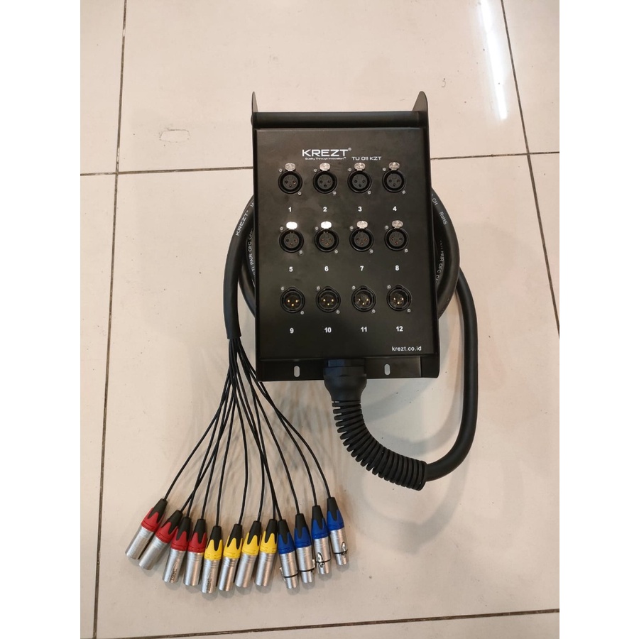 Snake Cable contains 12ch Apolo Complete + Stage Box KREZT 2 Meters ...