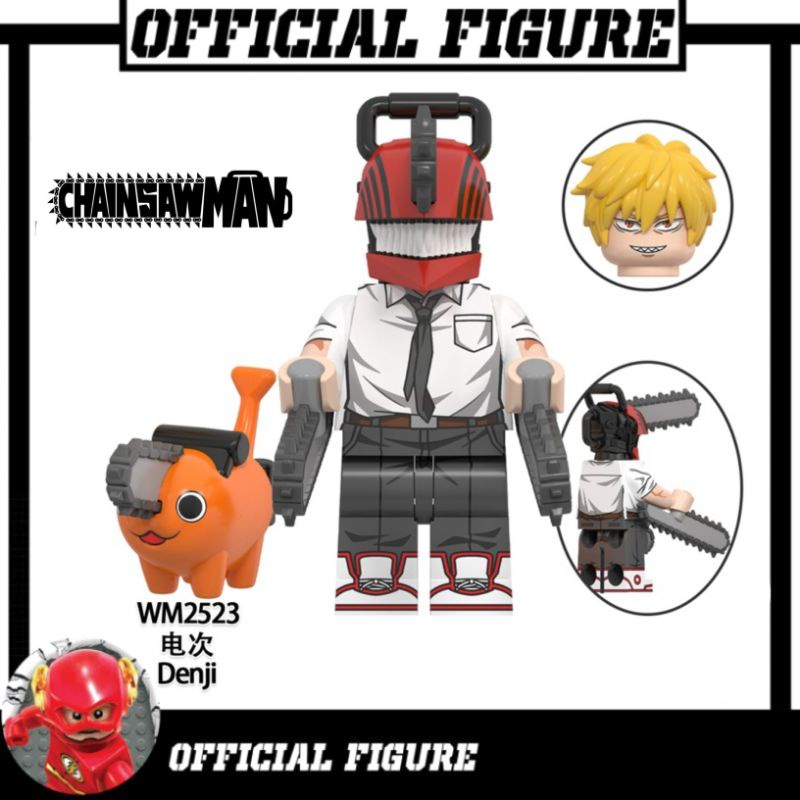 Children's toy mini figure chainsaw man denji + pocita | Shopee Malaysia