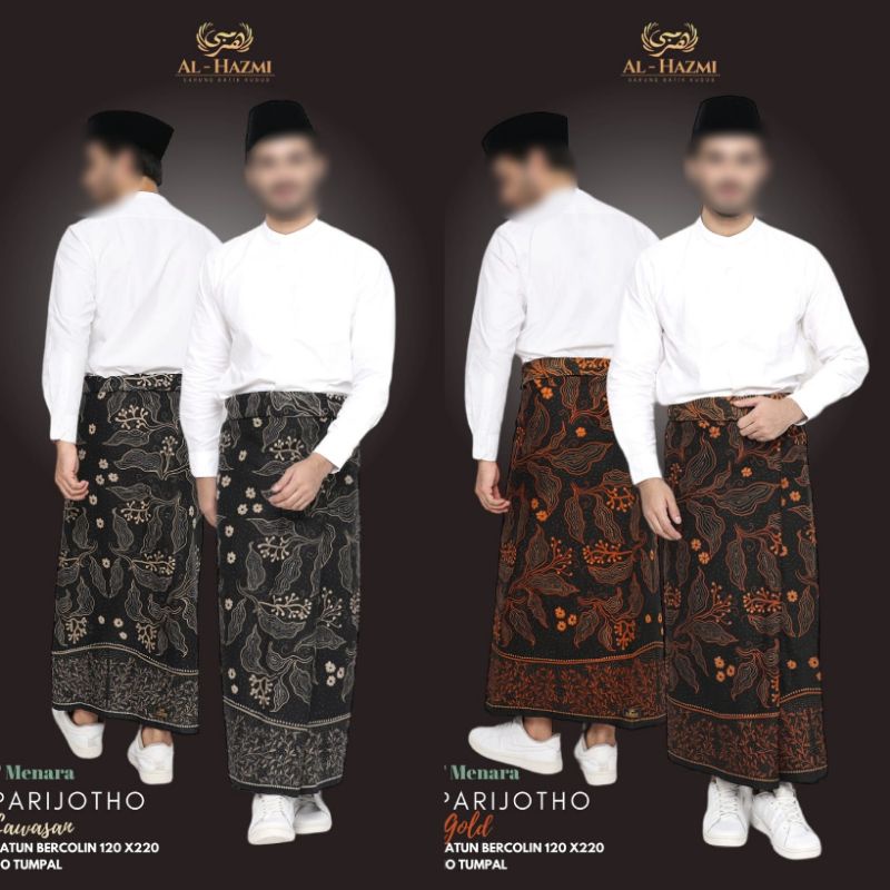 Al-hazmi Men's batik Sarong with Parijotho Motif, adult men's and women ...