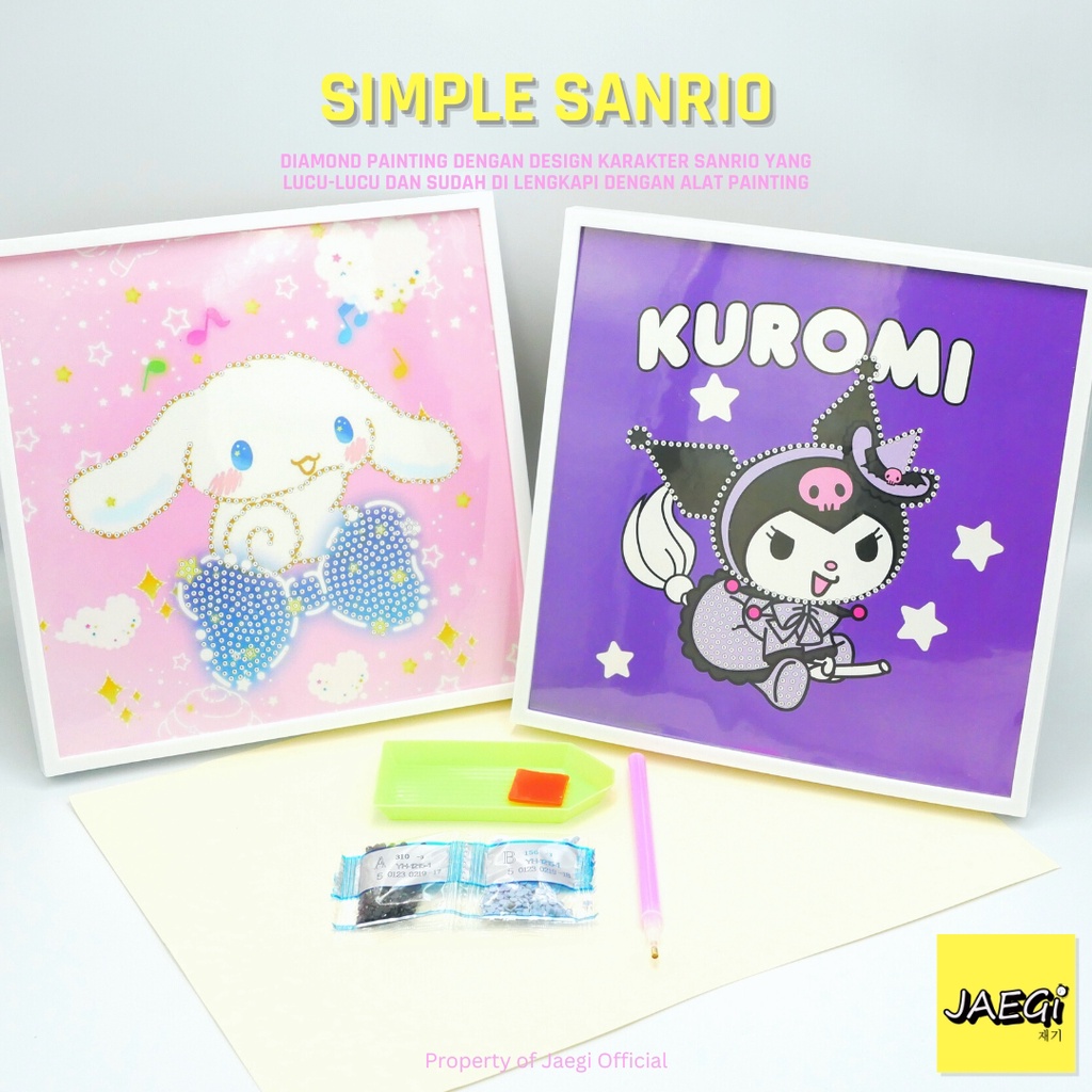 Jaegi - Diamond Painting Cute Children Motif Simple Sanrio Edition Not ...