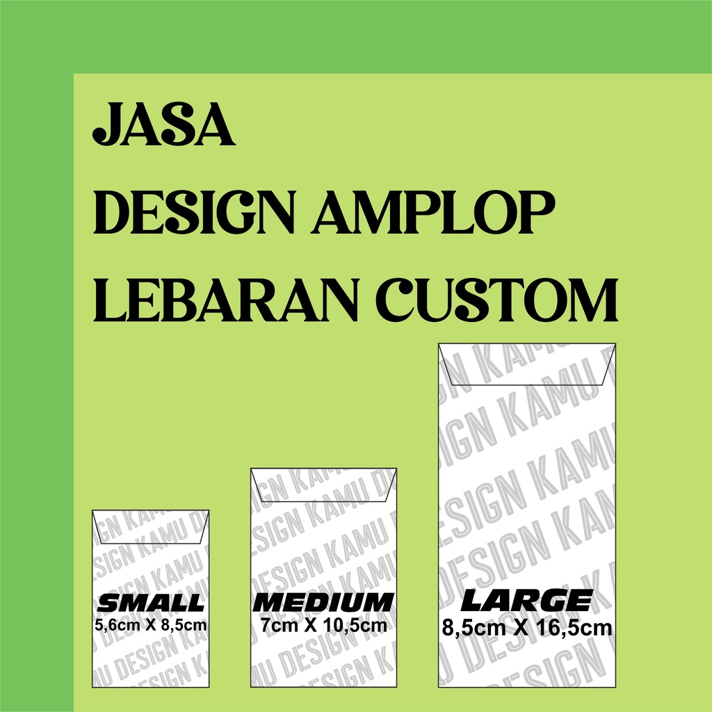 Custom EID ENVELOPE DESIGN SERVICES | Shopee Malaysia