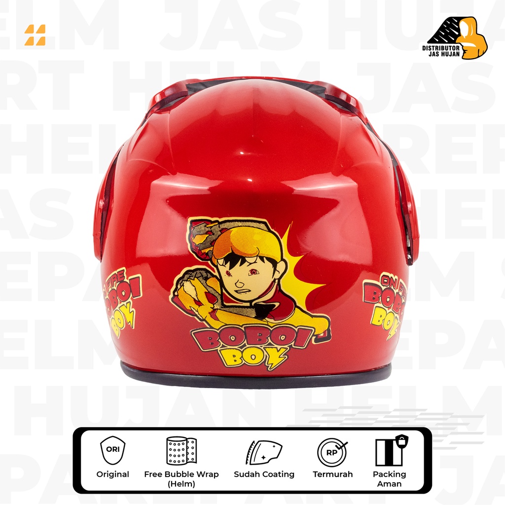 Boboiboy Red SNI Pet Children's Helmet | Shopee Malaysia