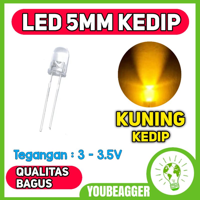 Led 5MM Flashing Yellow | Shopee Malaysia
