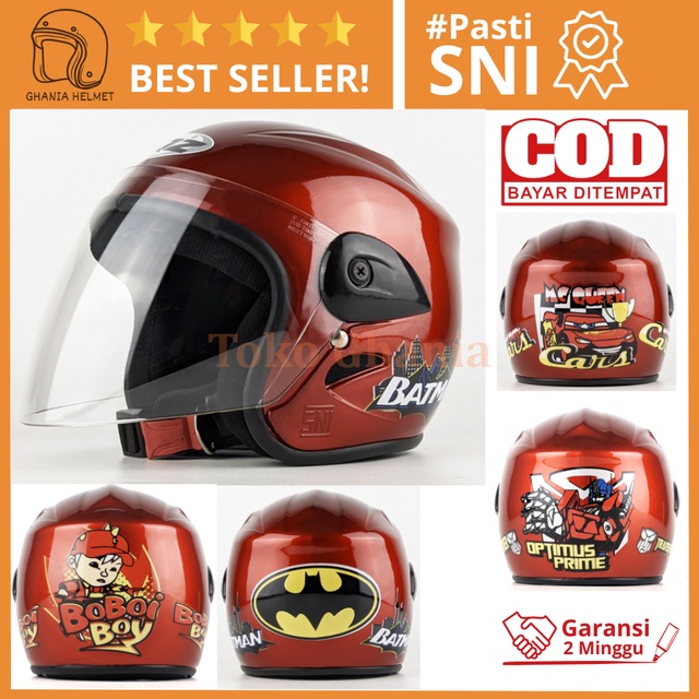 MERAH Tiger Helmet Motorcycle Helmet for Boys and Girls Toddlers with ...
