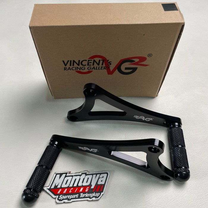 HITAM Footstep Underbone Mio Drag Vrg Black | Shopee Malaysia